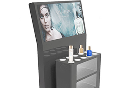 RFID Lift And Learn Retail Screen | Retail Pickup RFID Sensor